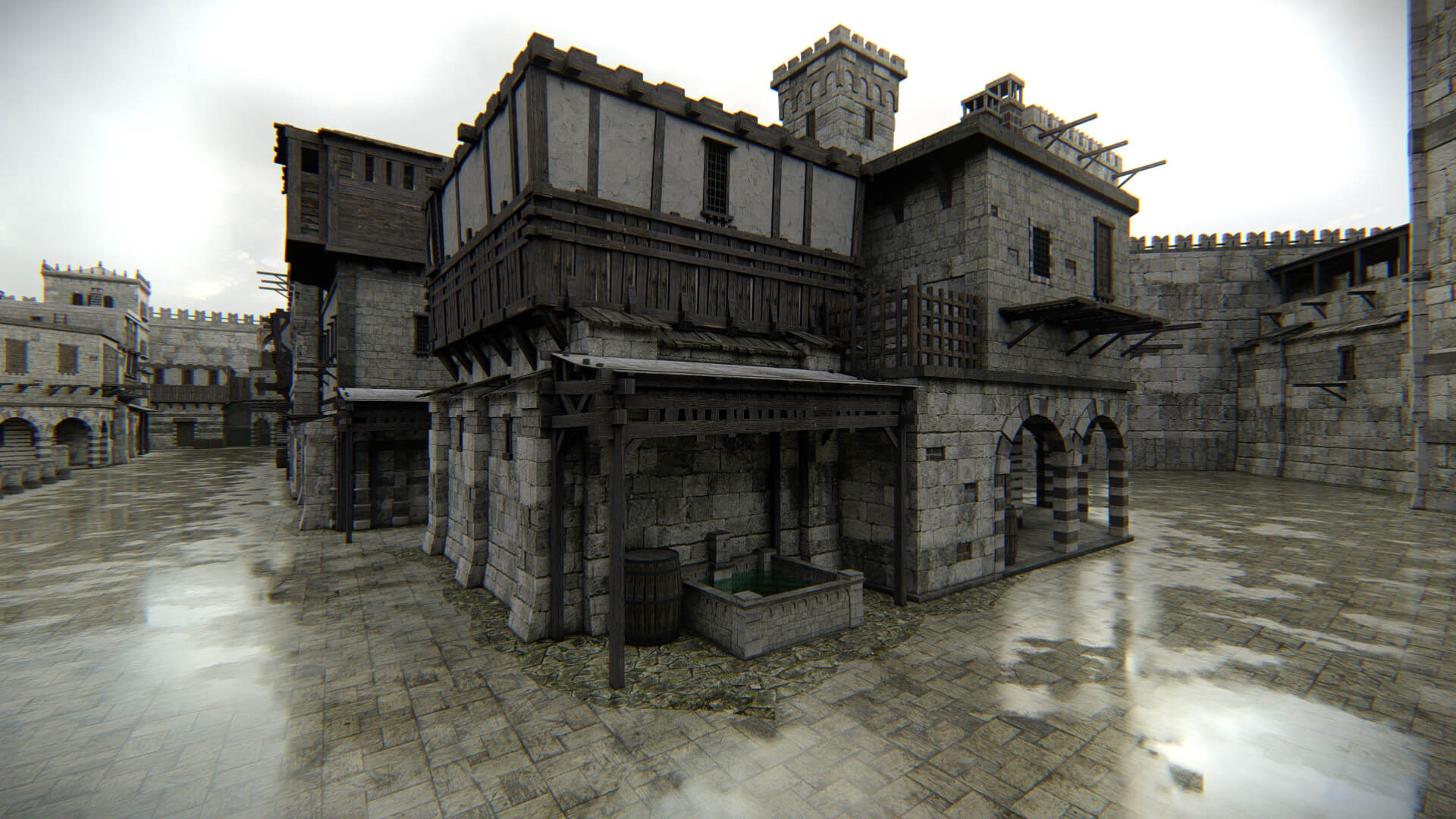 Old Citadel Fortress - 3D Model by AlphaGroup