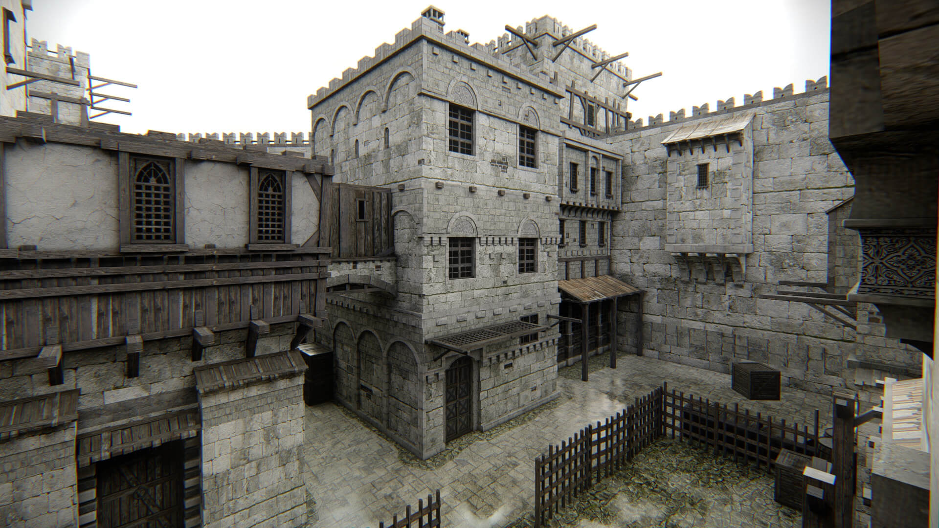 Old Citadel Fortress - 3D Model by AlphaGroup