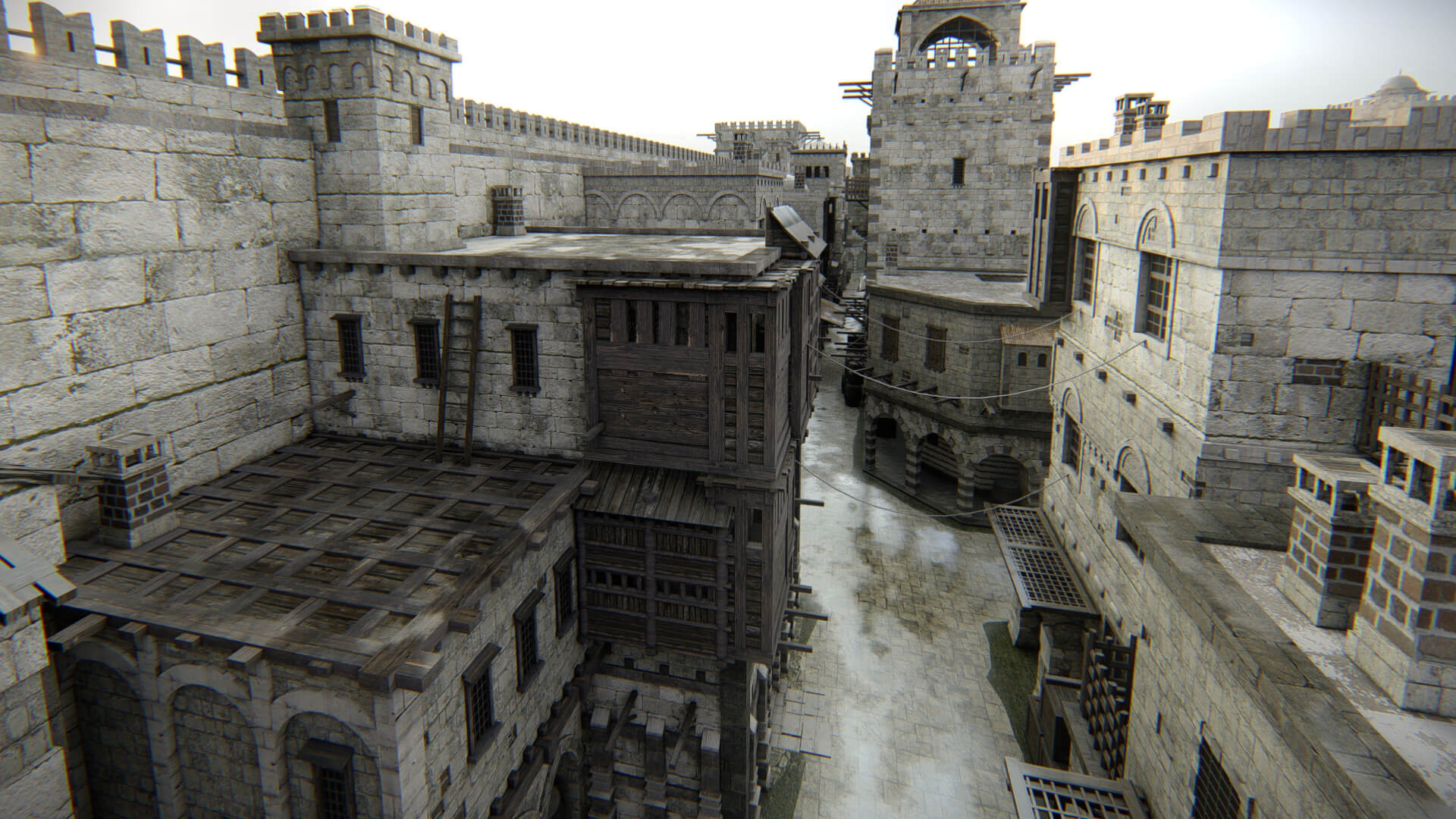 Old Citadel Fortress - 3D Model by AlphaGroup