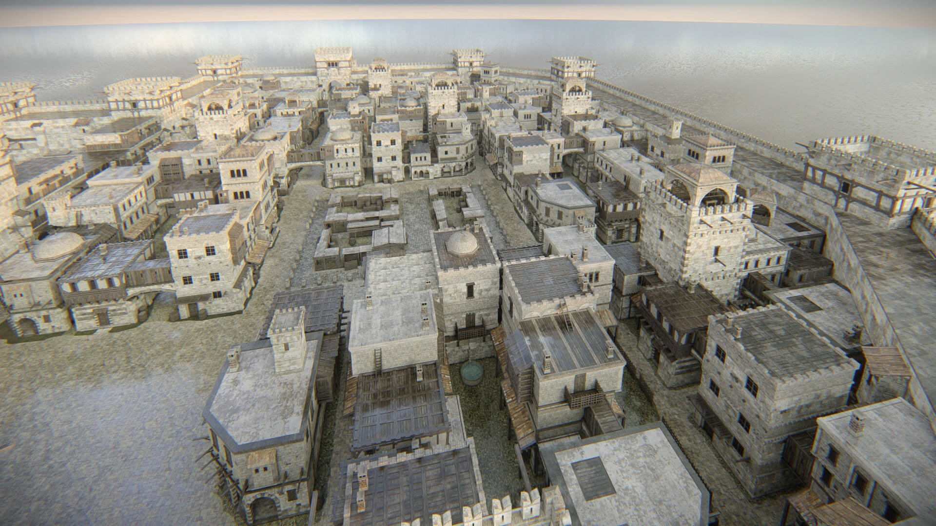 Old Citadel Fortress - 3D Model by AlphaGroup