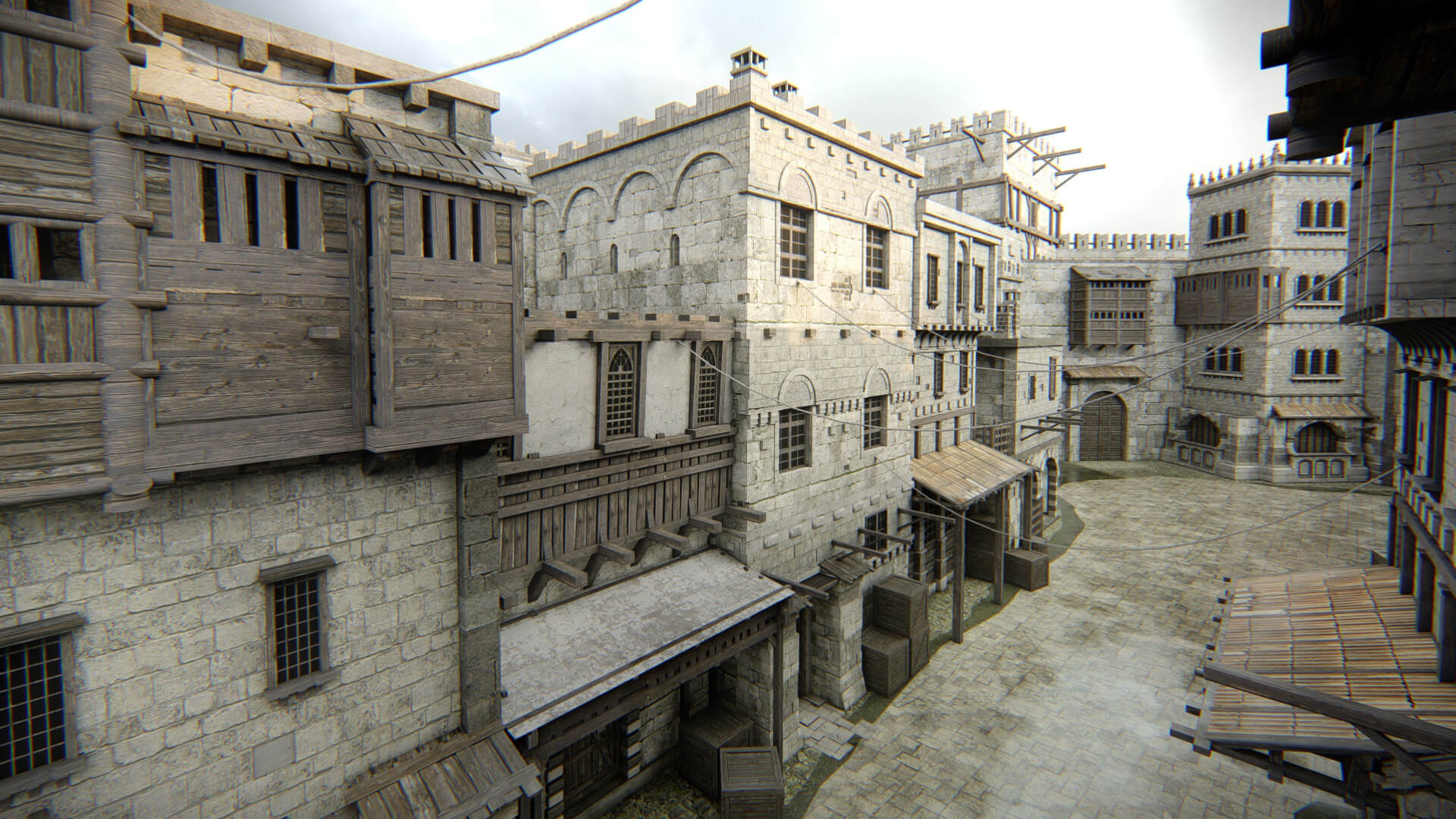 Old Citadel Fortress - 3D Model by AlphaGroup