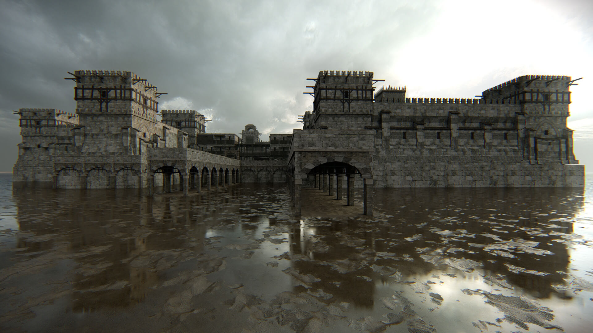 Old Citadel Fortress - 3D Model by AlphaGroup
