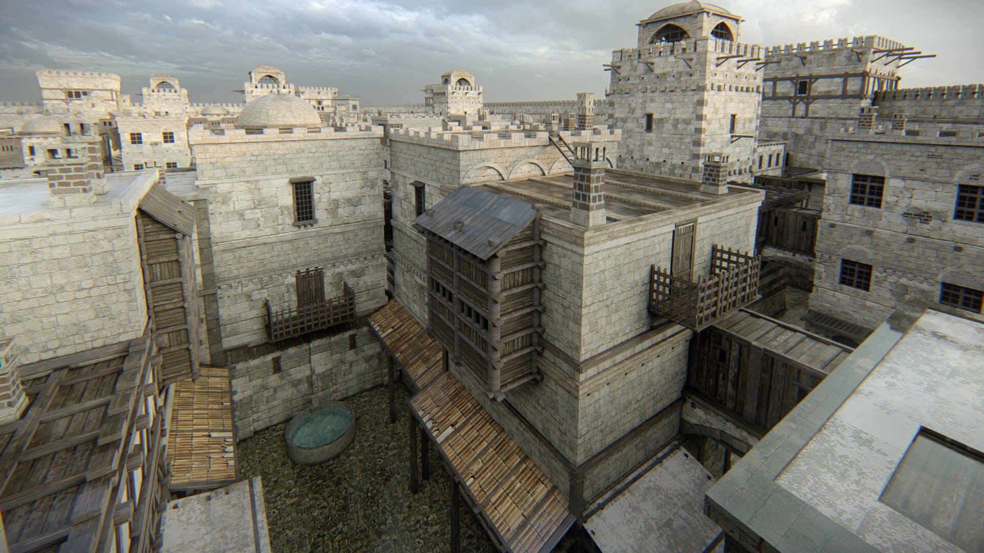 Old Citadel Fortress - 3D Model by AlphaGroup