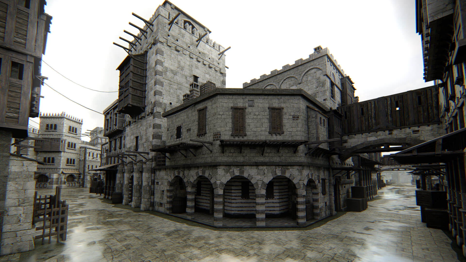Old Citadel Fortress - 3D Model by AlphaGroup