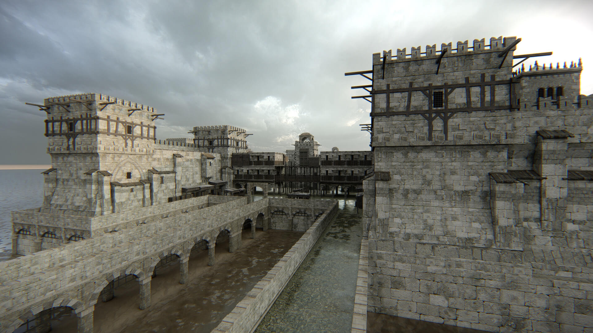 Old Citadel Fortress - 3D Model by AlphaGroup