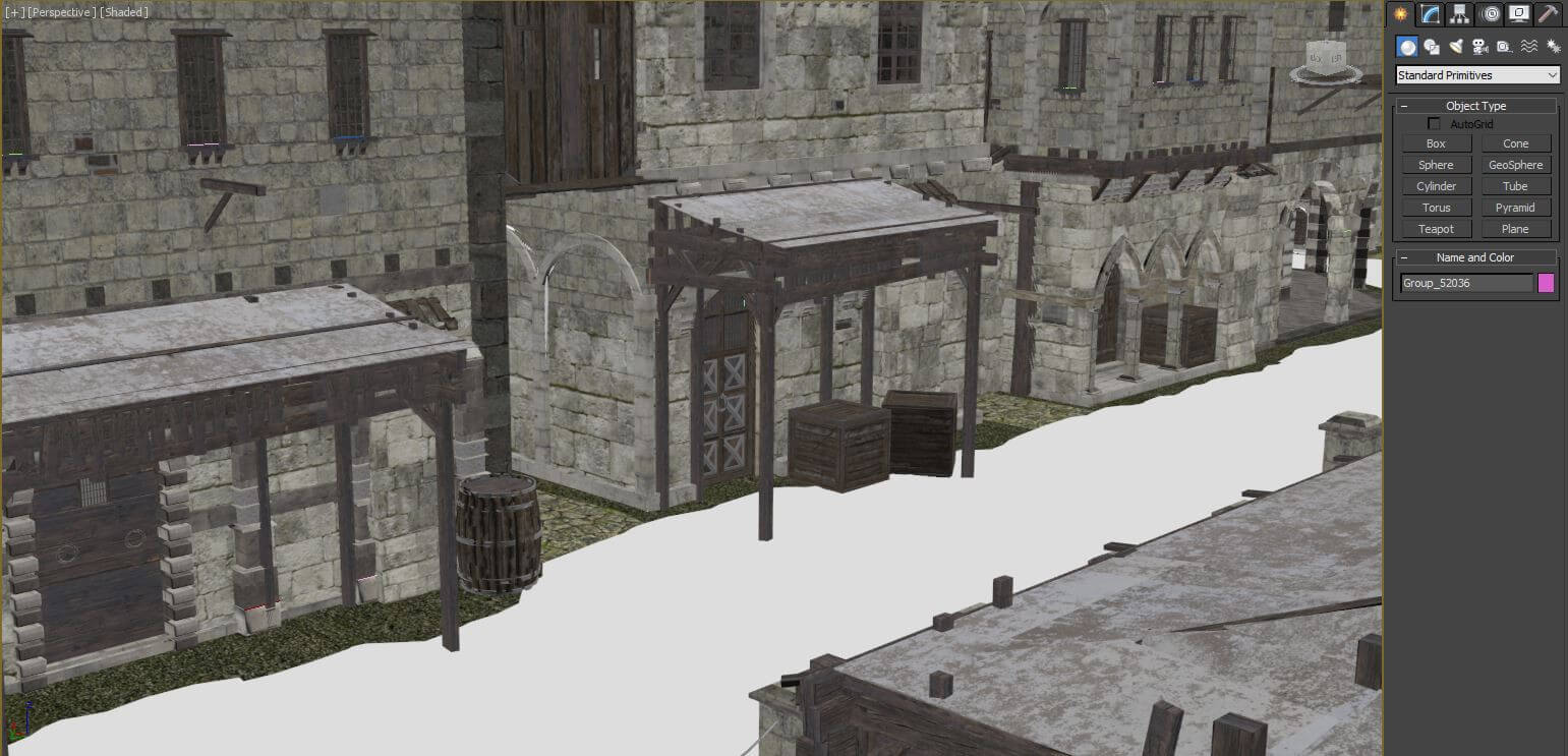 Old Citadel Fortress - 3D Model by AlphaGroup