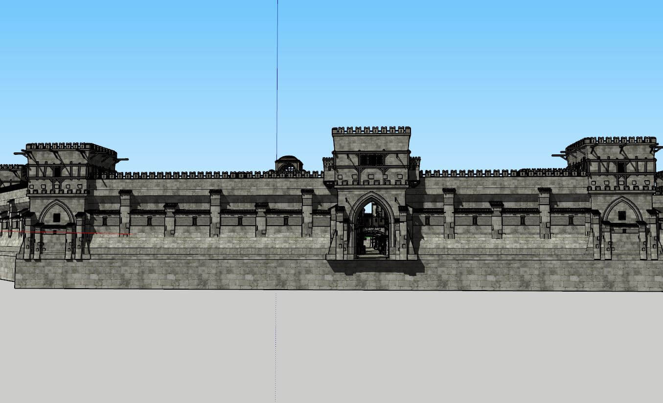 Old Citadel Fortress - 3D Model by AlphaGroup
