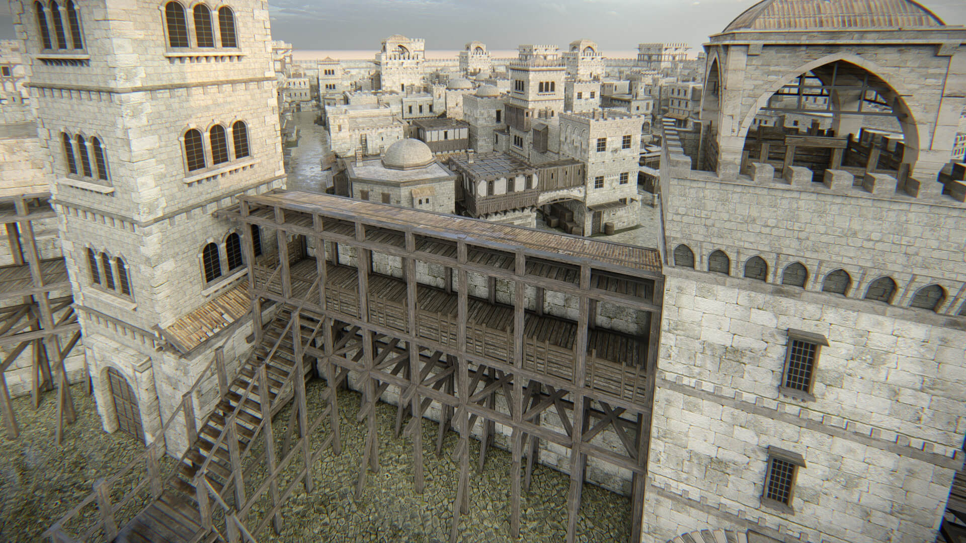 Old Citadel Fortress - 3D Model by AlphaGroup