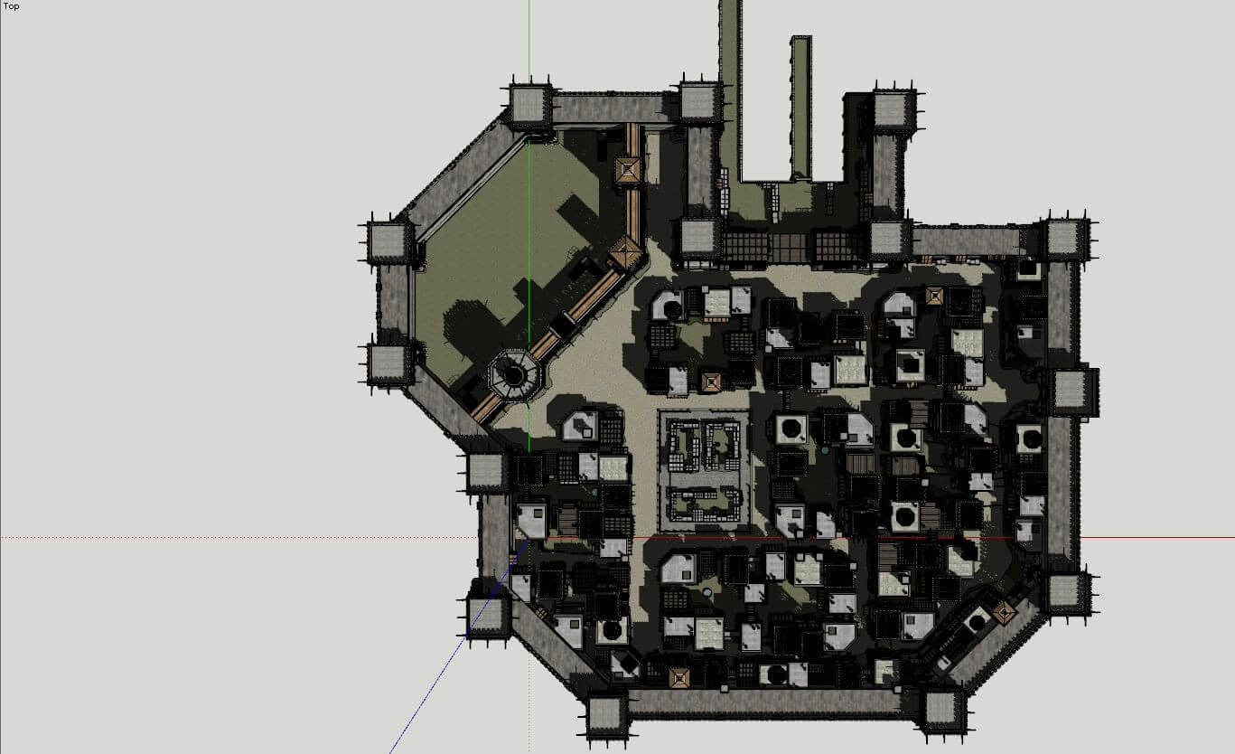 Old Citadel Fortress - 3D Model by AlphaGroup