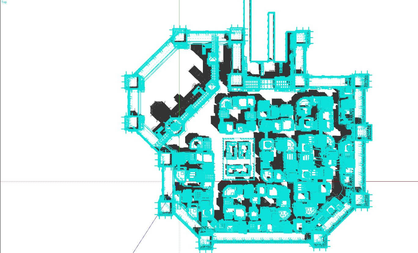 Old Citadel Fortress - 3D Model by AlphaGroup