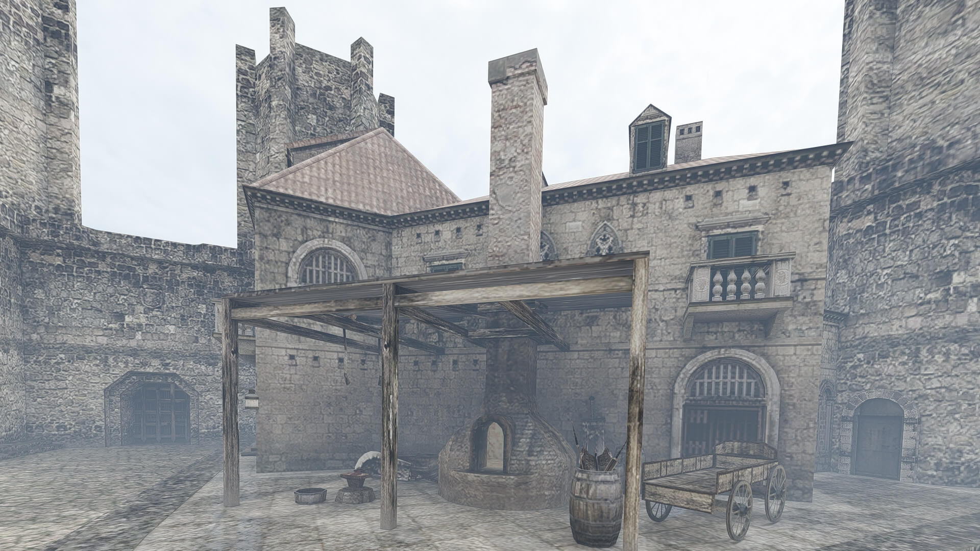 Old German Town - 3D Model by AlphaGroup