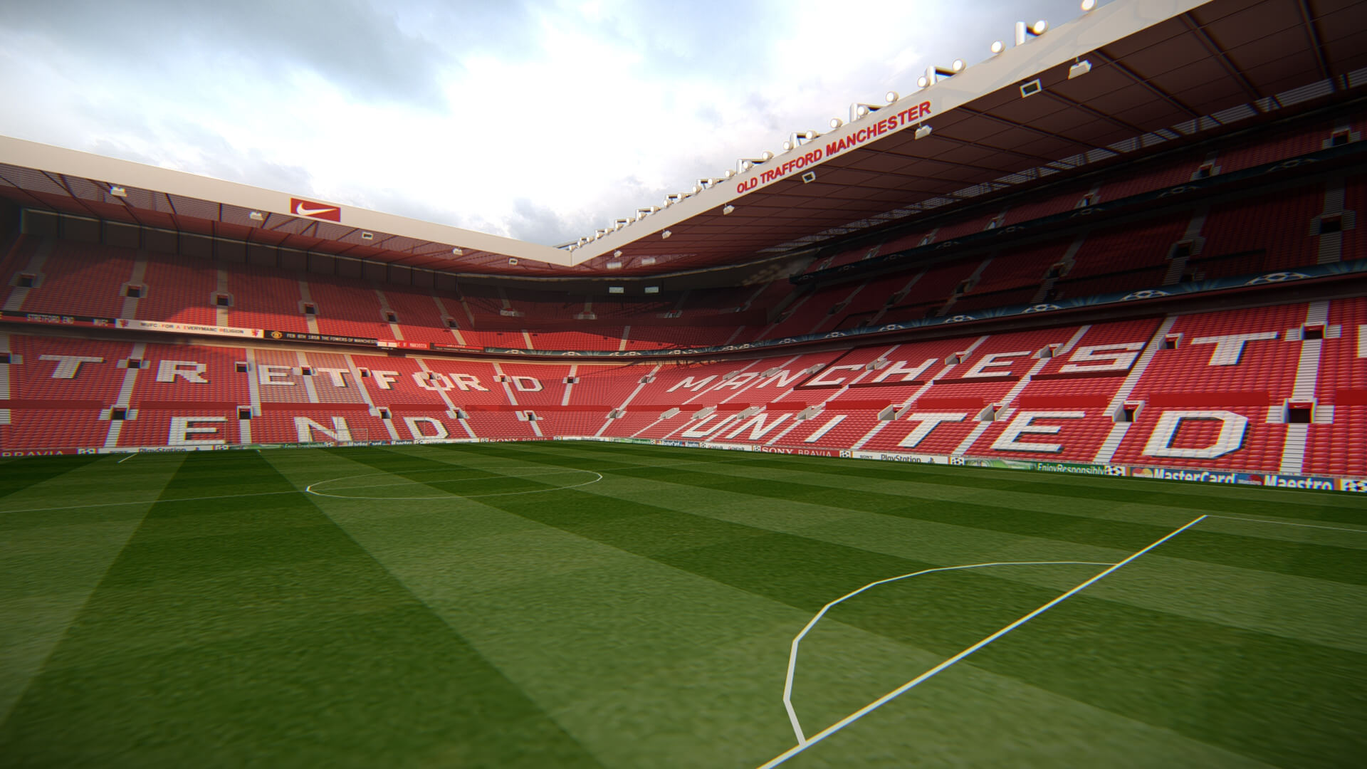 Old Trafford - Manchester United Stadium 3D Model by AlphaGroup
