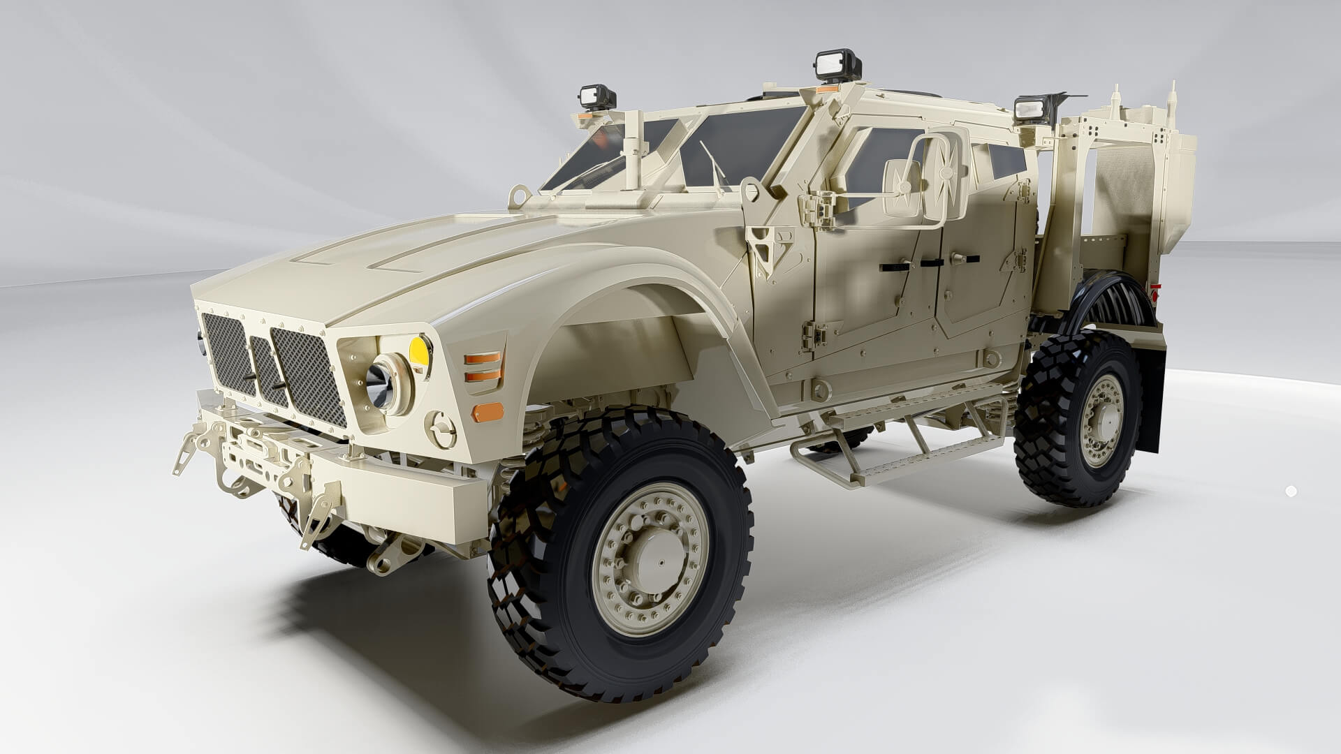 Oshkosh M-ATV 3D Model by AlphaGroup