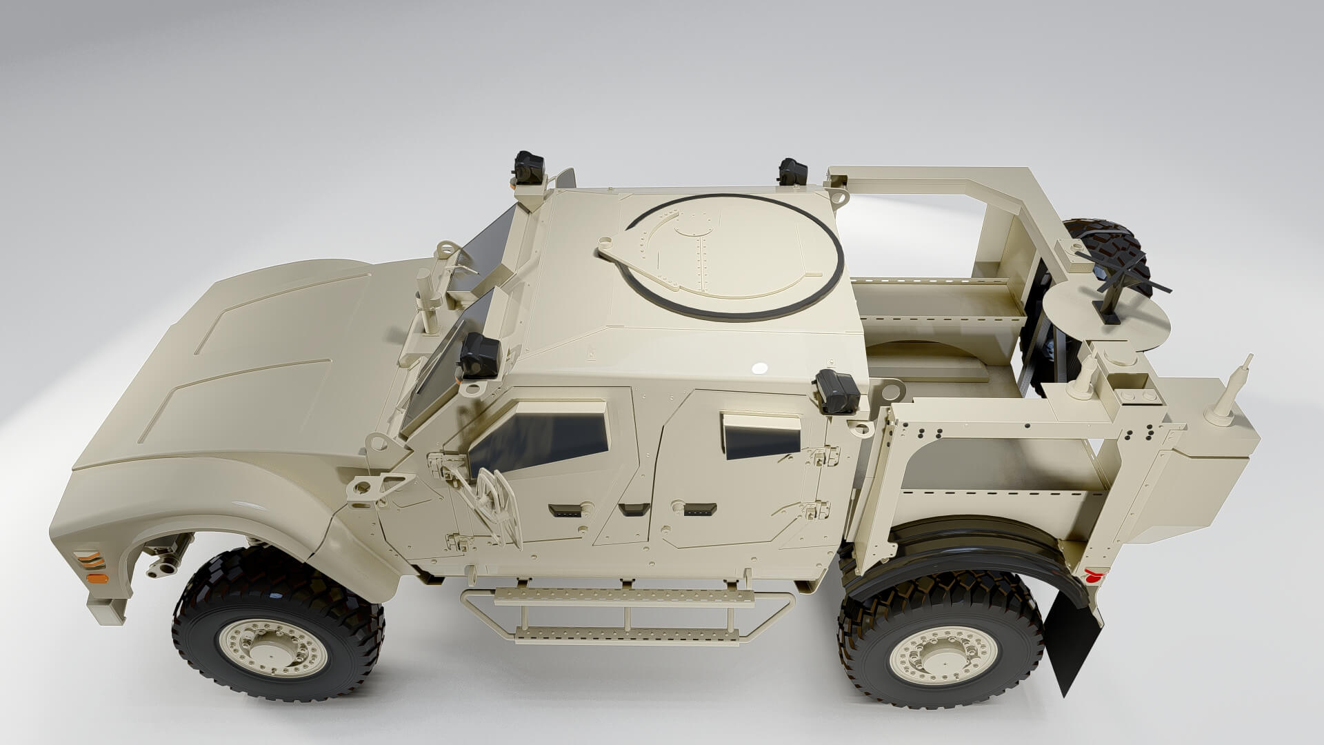 Oshkosh M-ATV 3D Model by AlphaGroup