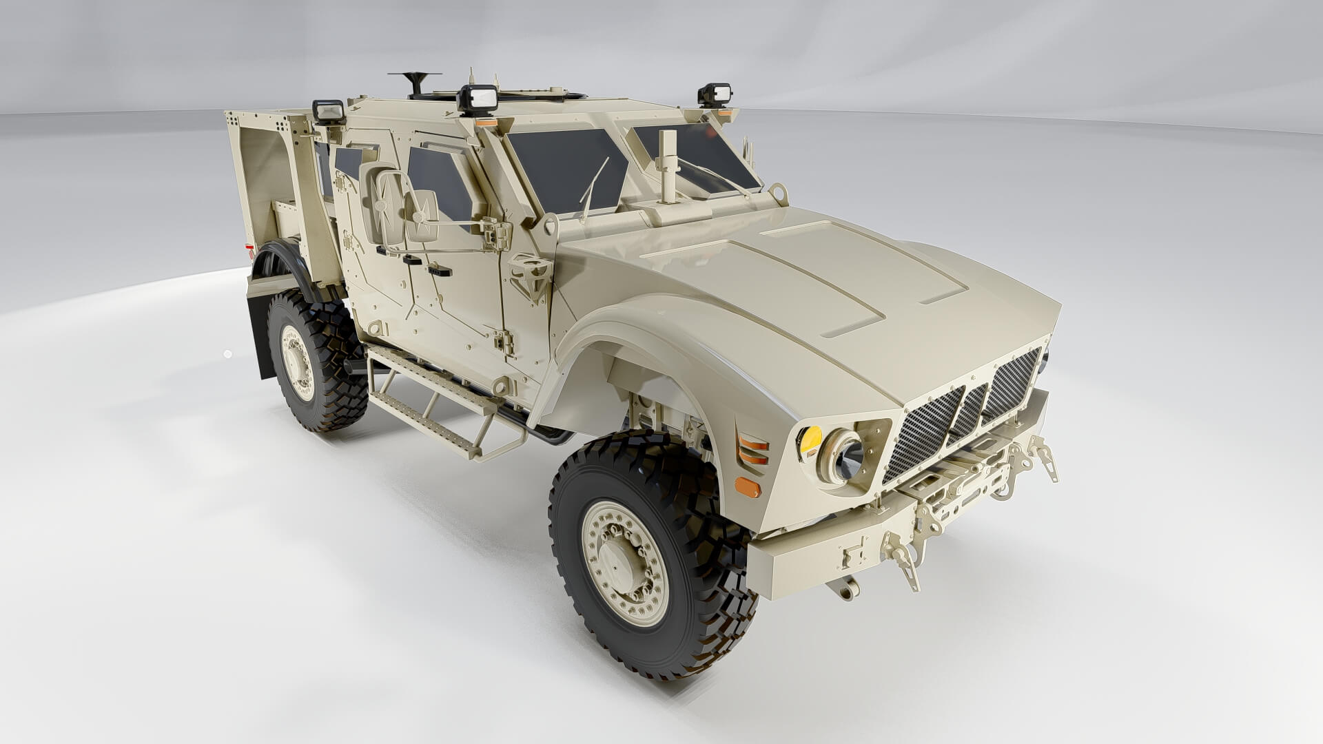 Oshkosh M-ATV 3D Model by AlphaGroup