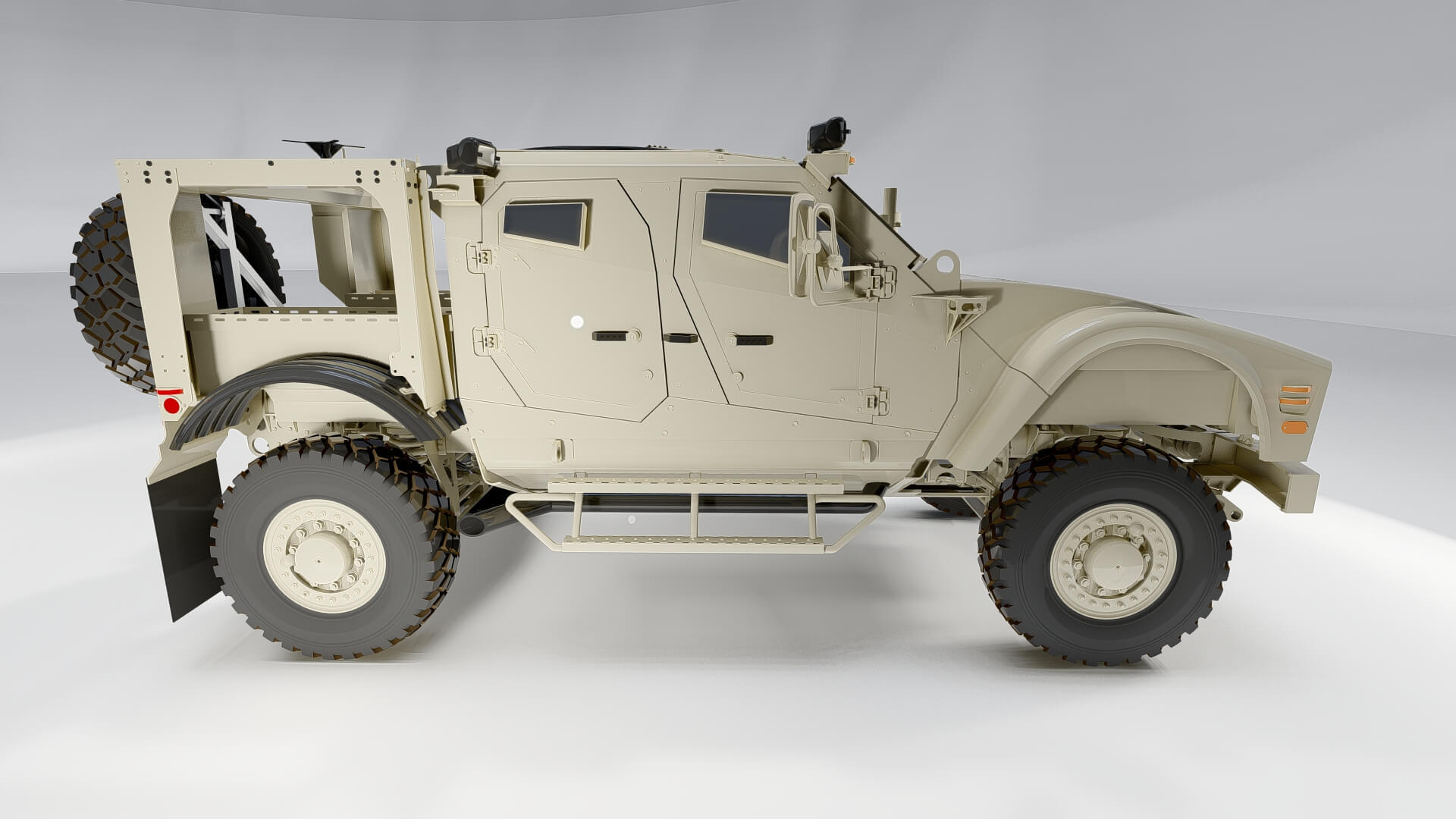 Oshkosh M-ATV 3D Model by AlphaGroup