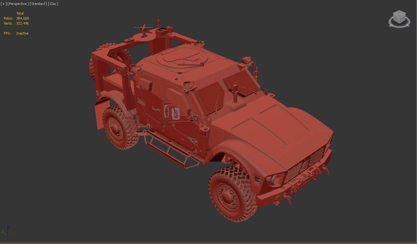 Oshkosh M-ATV 3D Model by AlphaGroup