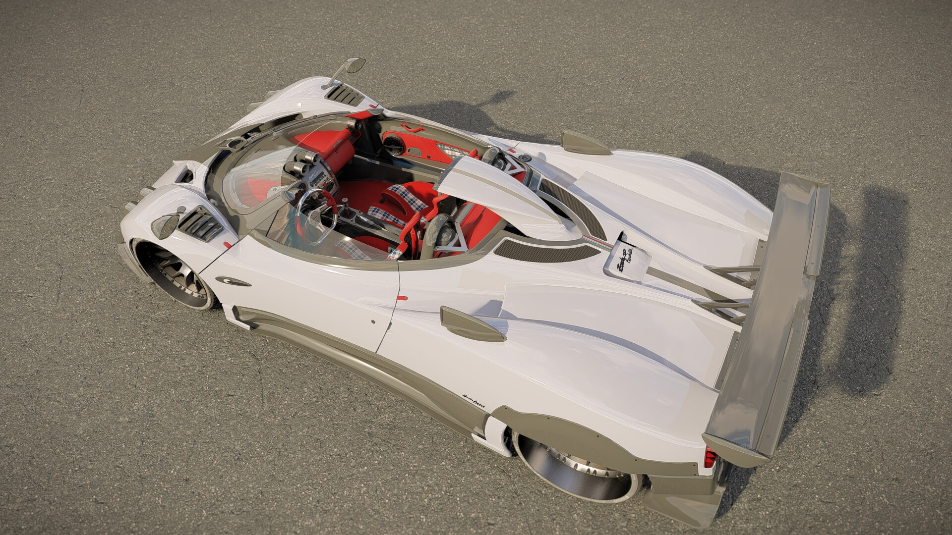 Pagani Zonda Roadster - 3D Model by AlphaGroup