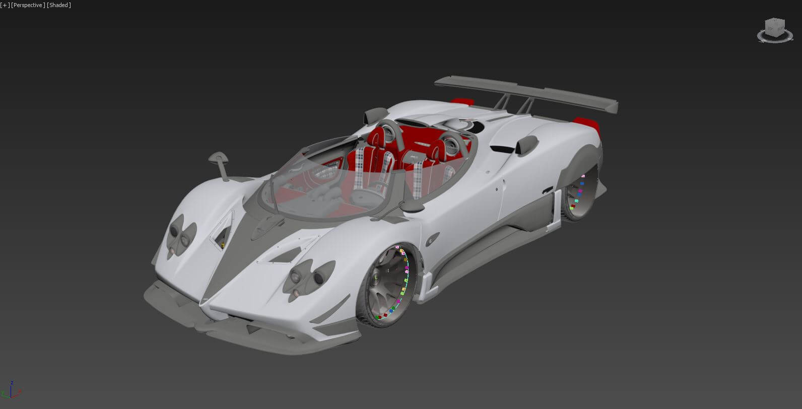 Pagani Zonda Roadster - 3D Model by AlphaGroup