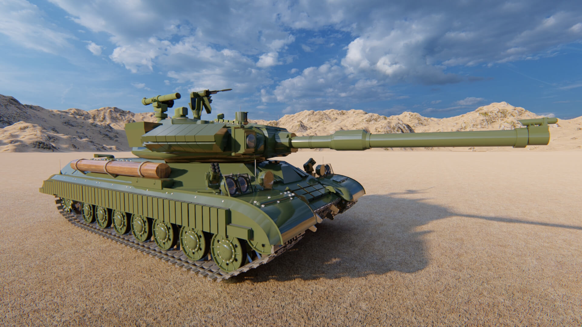 Panzer Tank army - 3D Model by AlphaGroup