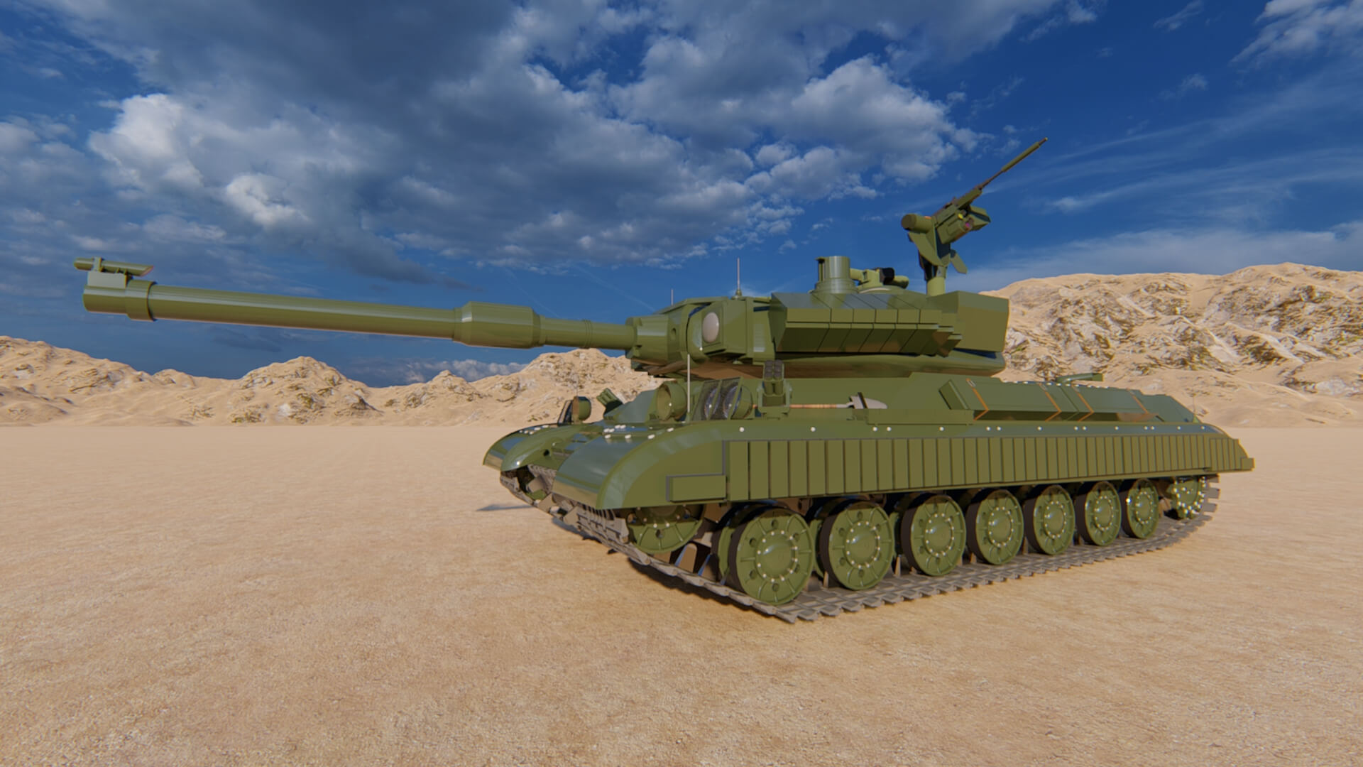 Panzer Tank army - 3D Model by AlphaGroup