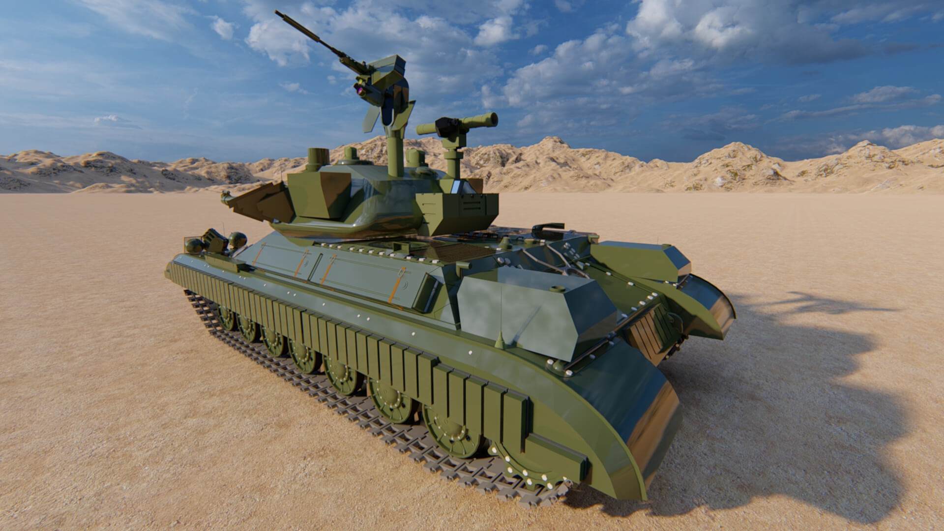 Panzer Tank army - 3D Model by AlphaGroup