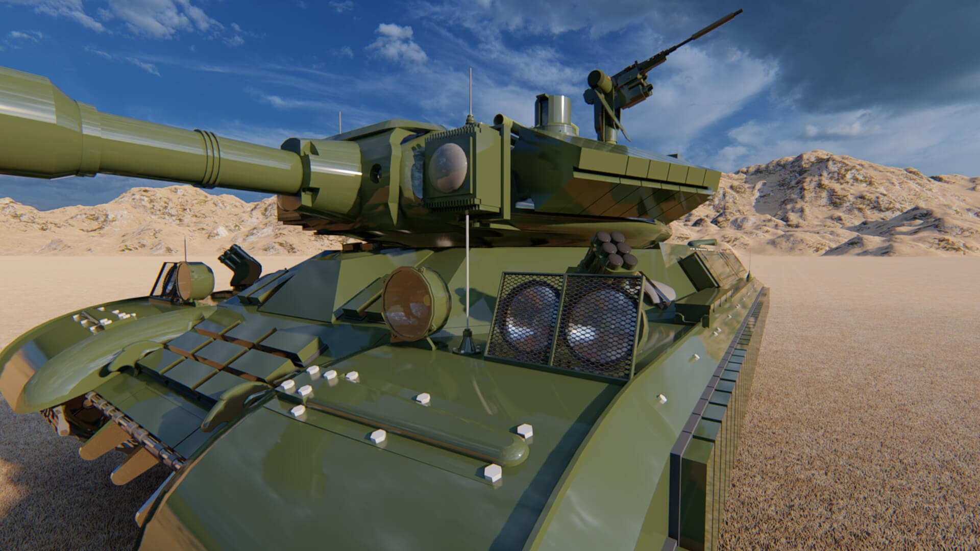 Panzer Tank army - 3D Model by AlphaGroup