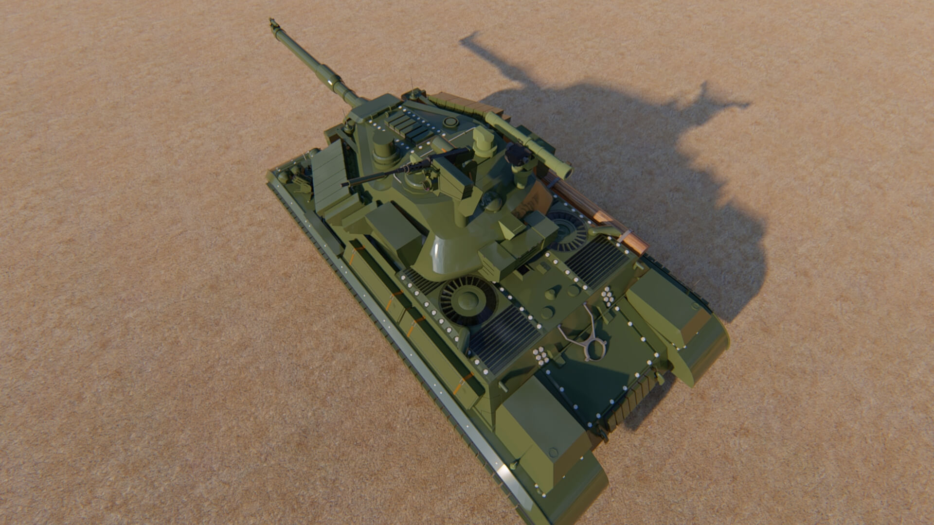 Panzer Tank army - 3D Model by AlphaGroup