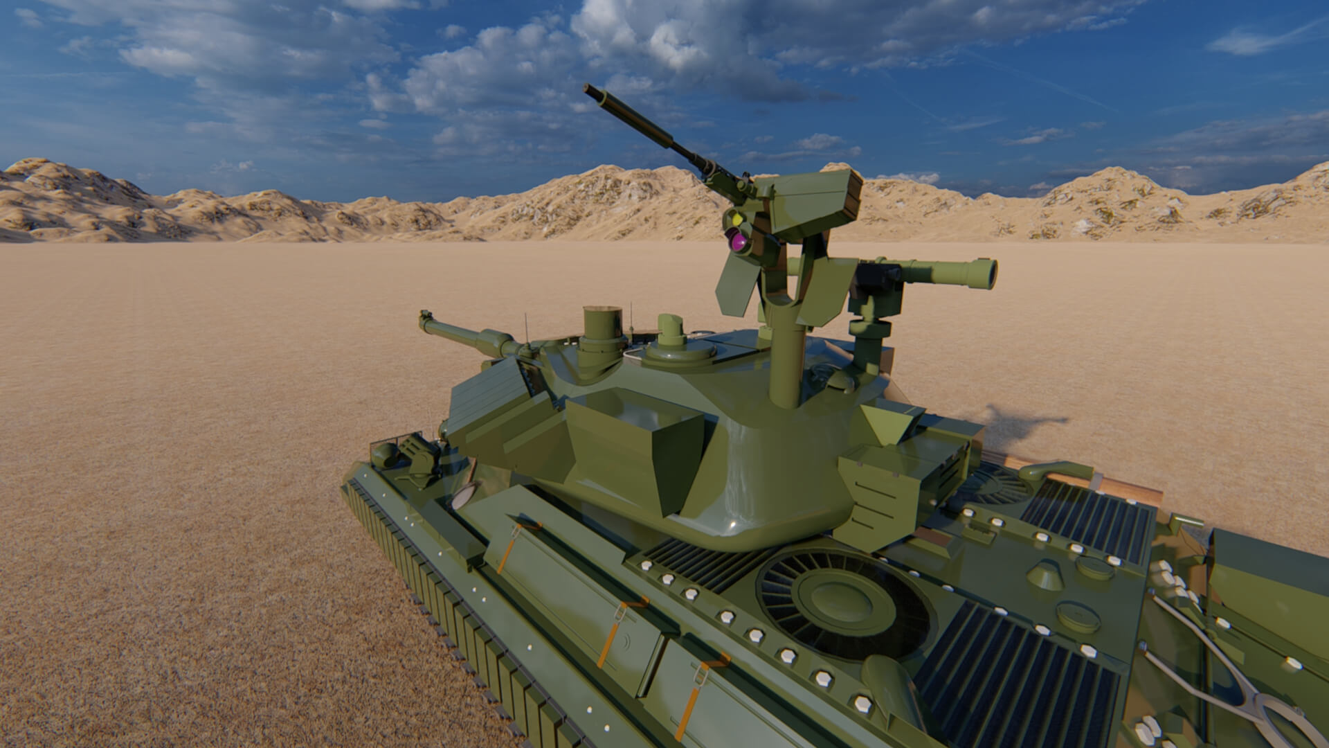 Panzer Tank army - 3D Model by AlphaGroup