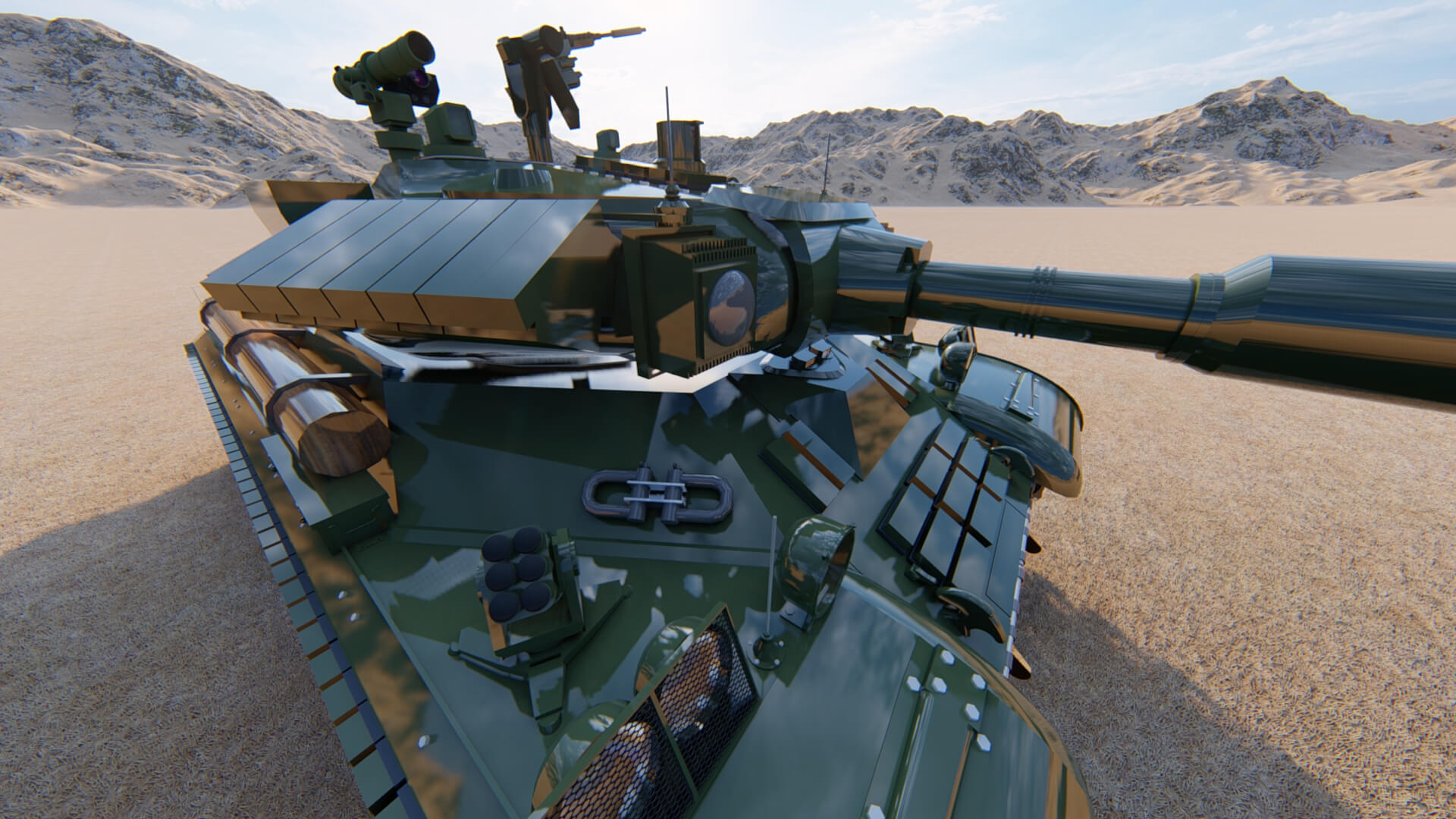 Panzer Tank army - 3D Model by AlphaGroup