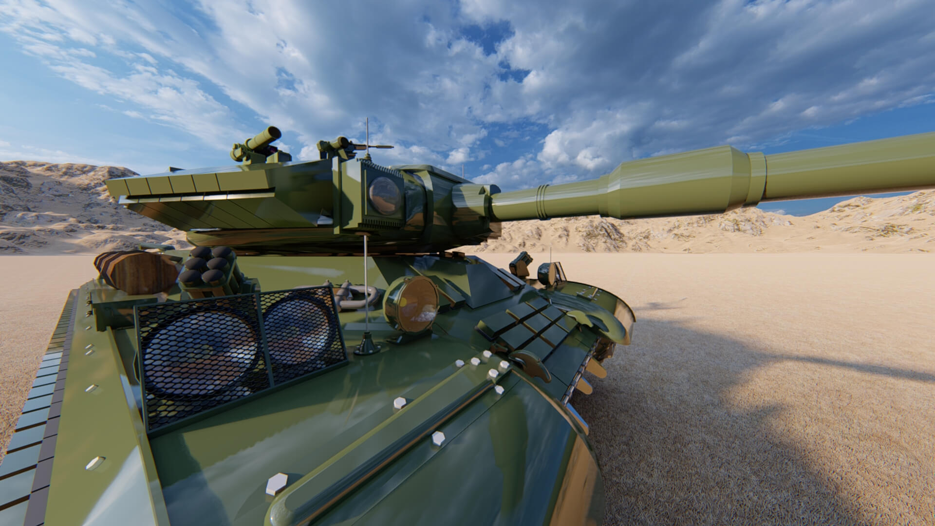 Panzer Tank army - 3D Model by AlphaGroup