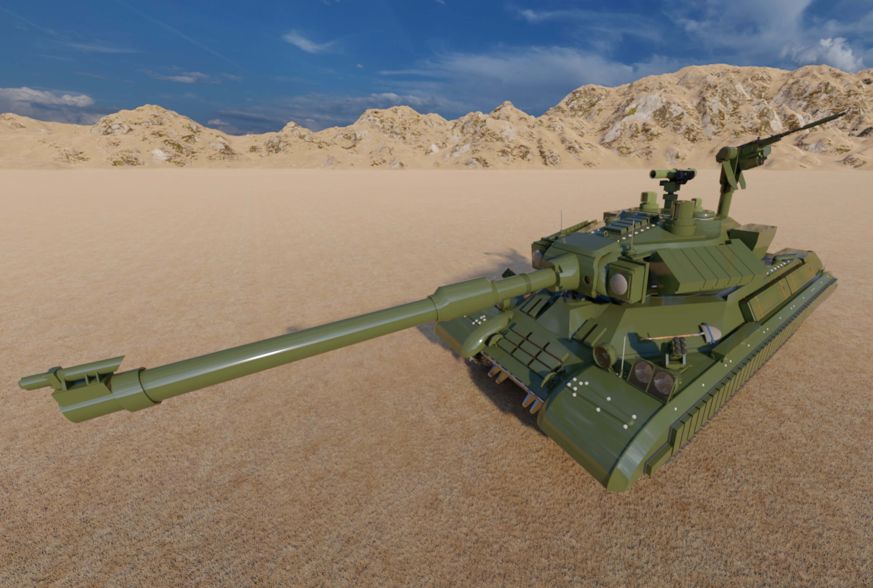 Panzer Tank army - 3D Model by AlphaGroup