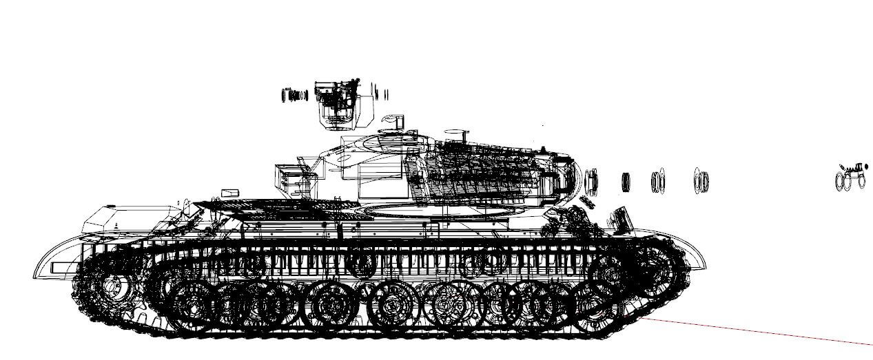 Panzer Tank army - 3D Model by AlphaGroup