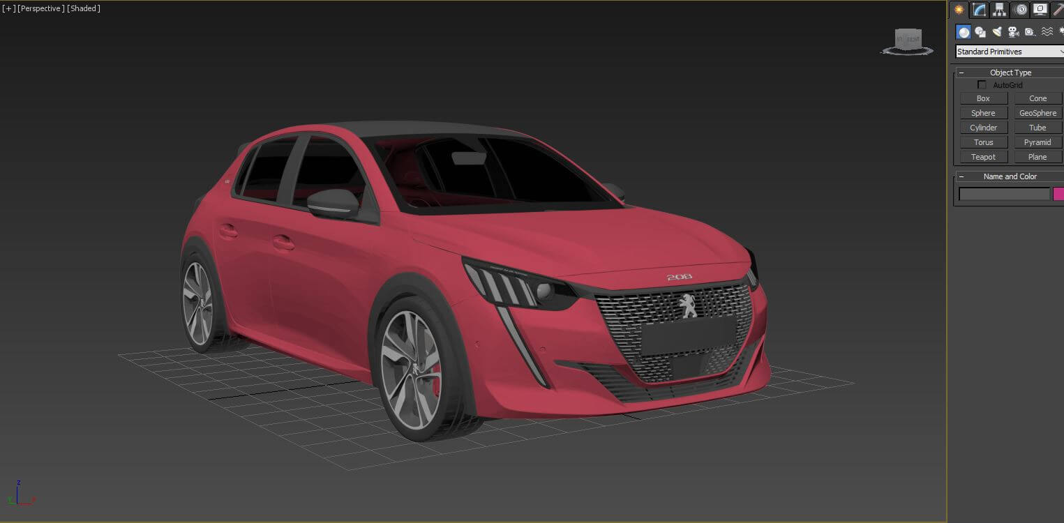 Peugeot 208 2022 - 3D Model by AlphaGroup