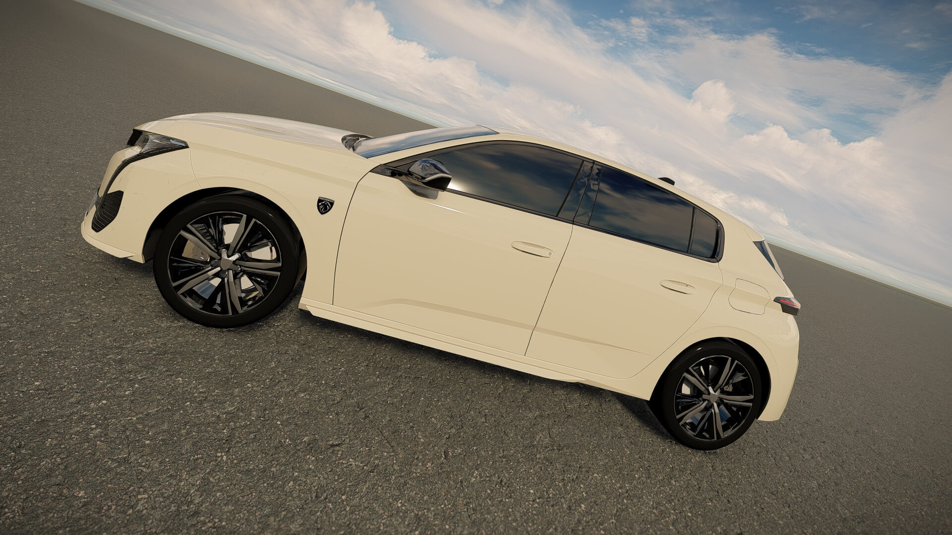 Peugeot 308 R Hybrid 2022 - 3D Model by AlphaGroup