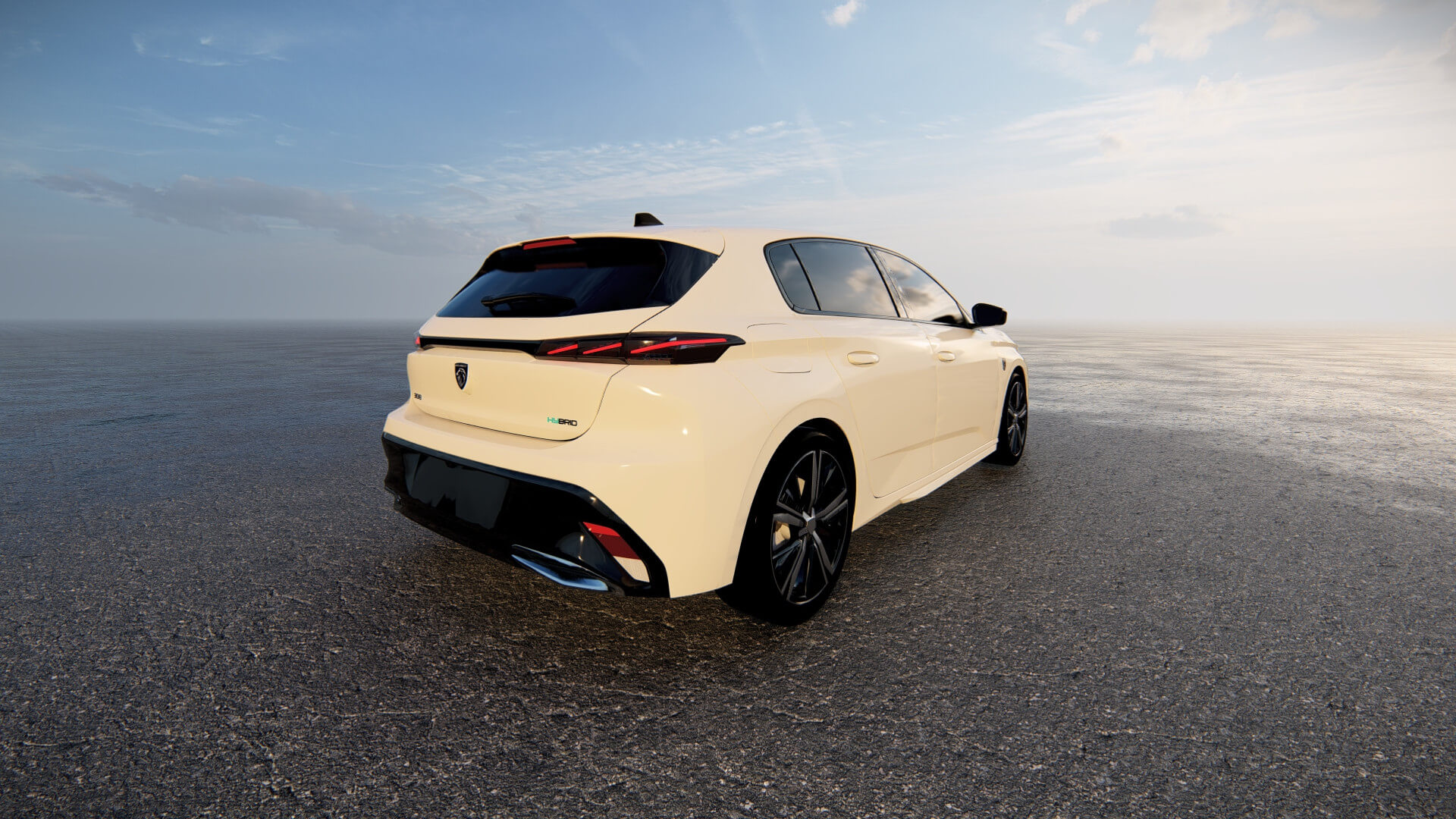 Peugeot 308 R Hybrid 2022 - 3D Model by AlphaGroup