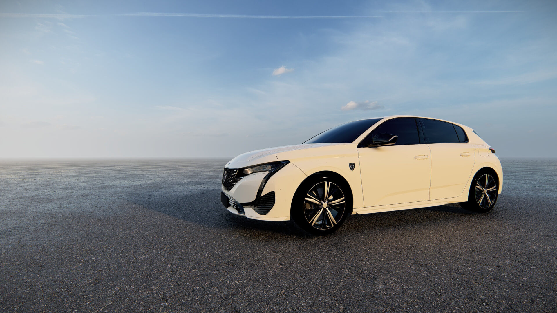 Peugeot 308 R Hybrid 2022 - 3D Model by AlphaGroup