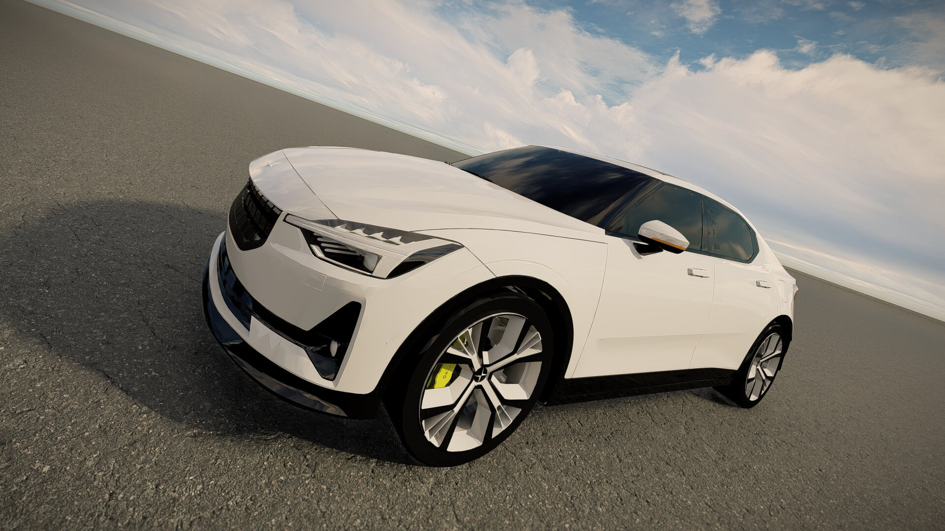 Polestar 2 2022 - 3D Model by AlphaGroup