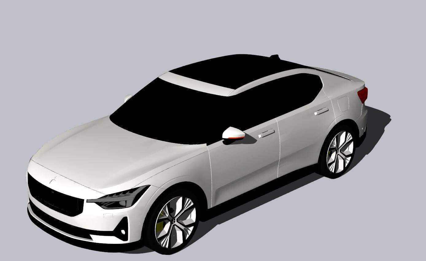 Polestar 2 2022 - 3D Model by AlphaGroup