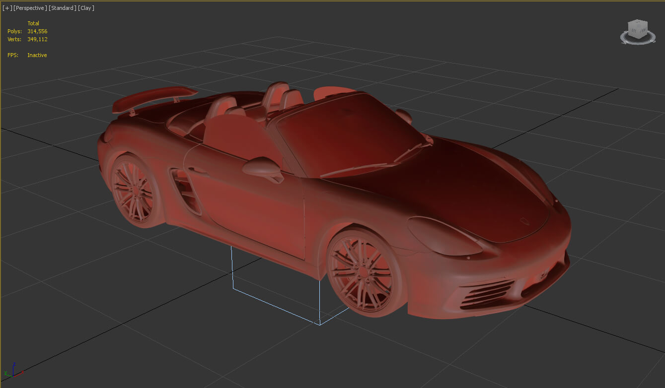 Porsche 718 Boxster S 2017 - 3D Model by AlphaGroup