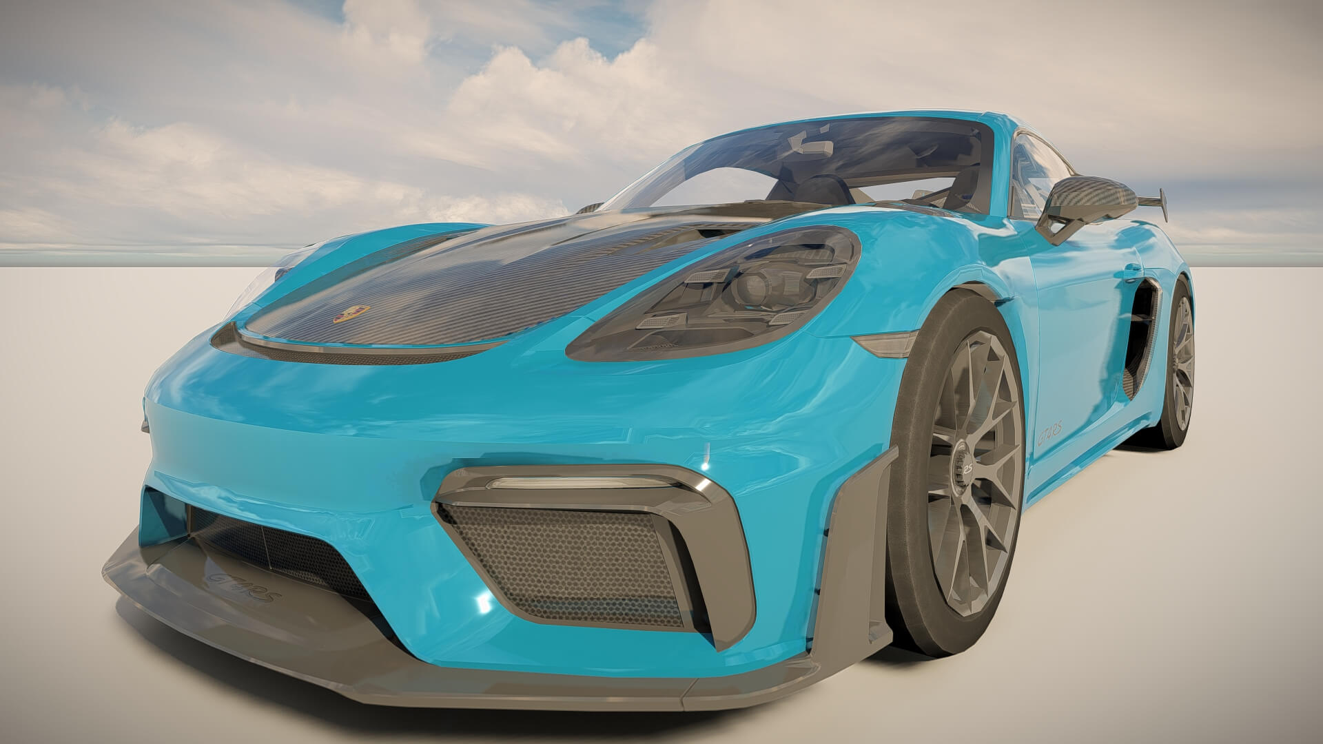 Porsche 718 Cayman GT4 RS - 3D Model by AlphaGroup