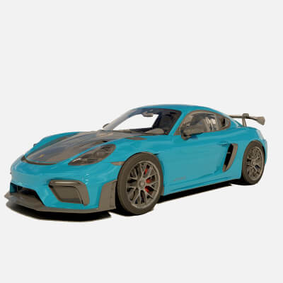 Porsche 718 Cayman GT4 RS - 3D Model by AlphaGroup