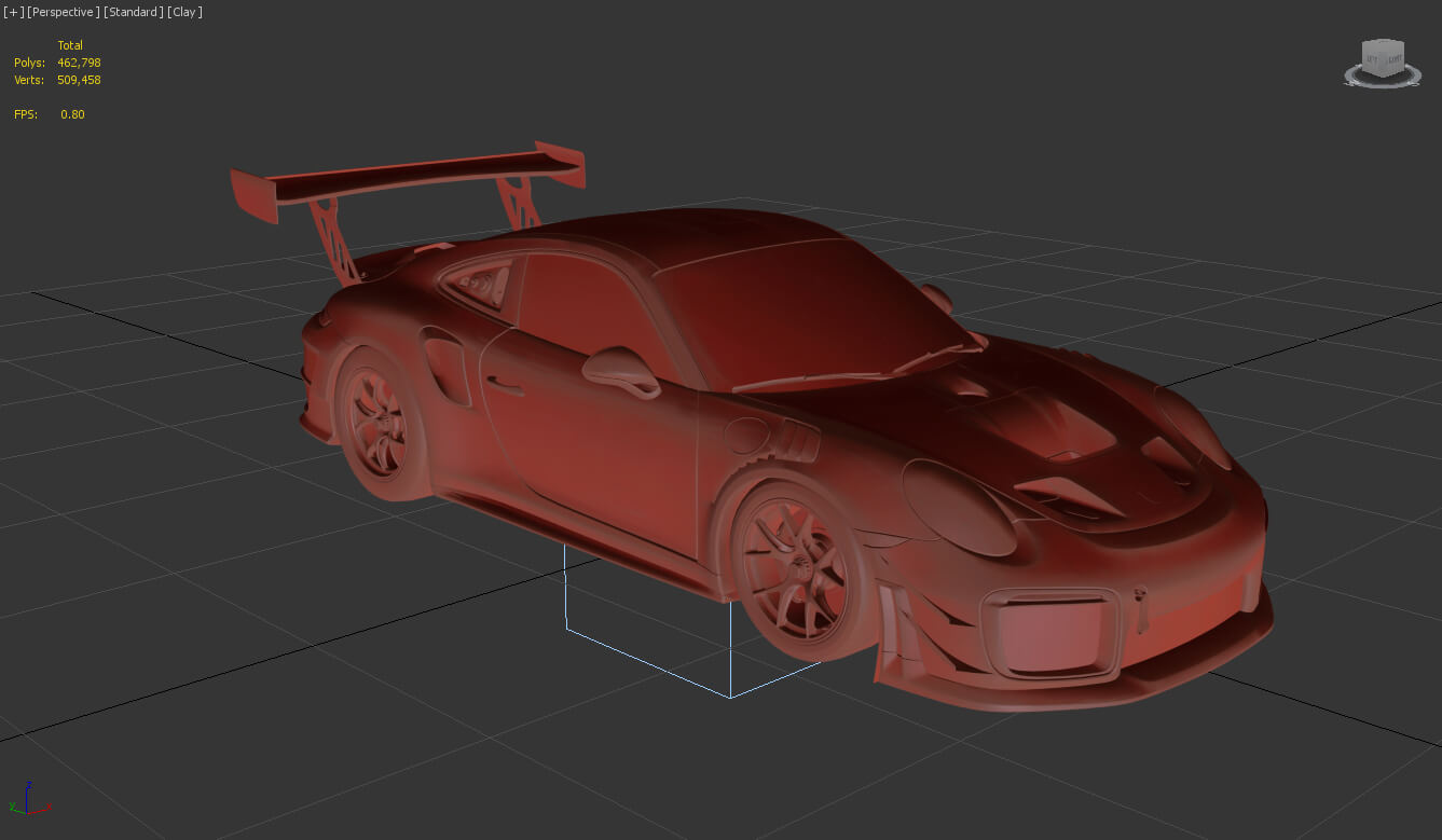 Porsche 911 GT2 RS Clubsport - 3D Model by AlphaGroup