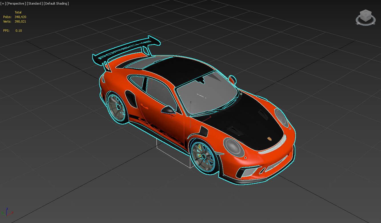 Porsche 911 GT3 RS - 3D Model by AlphaGroup