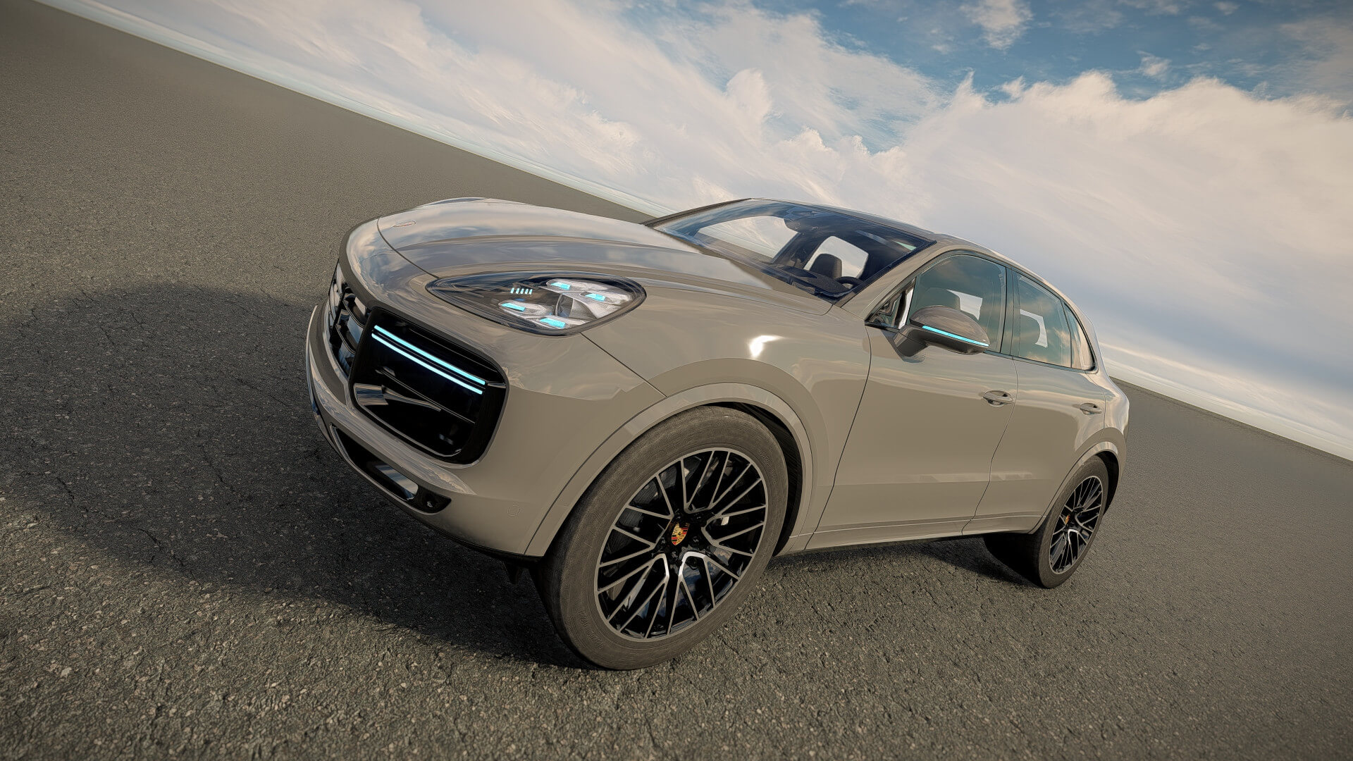 Porsche Cayenne 2023 - 3D Model by AlphaGroup