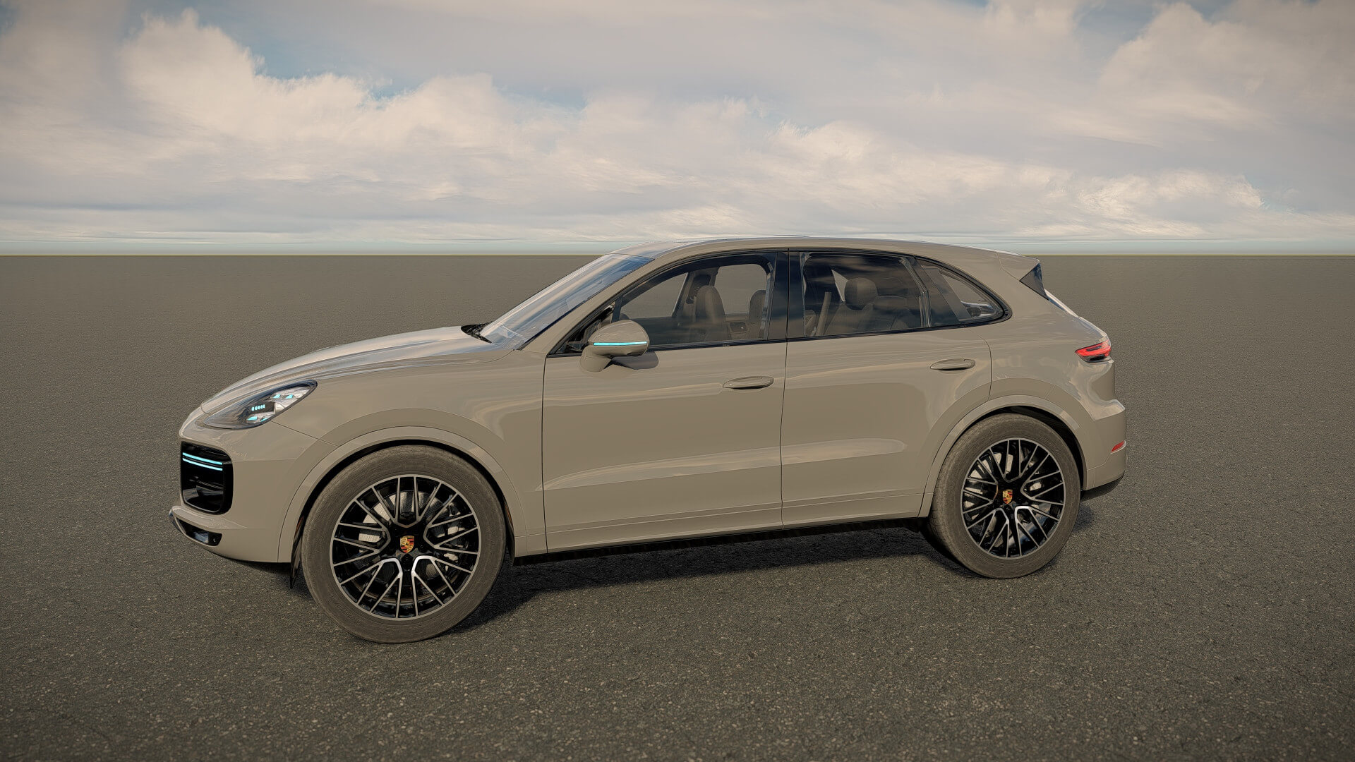 Porsche Cayenne 2023 - 3D Model by AlphaGroup