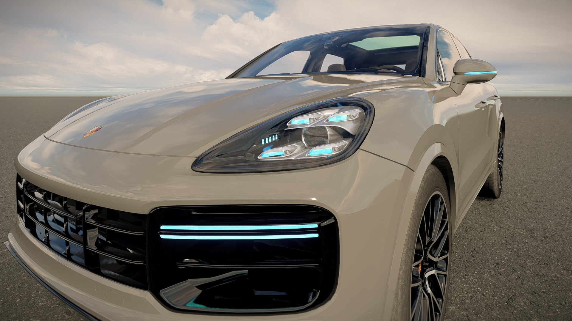 Porsche Cayenne 2023 - 3D Model by AlphaGroup