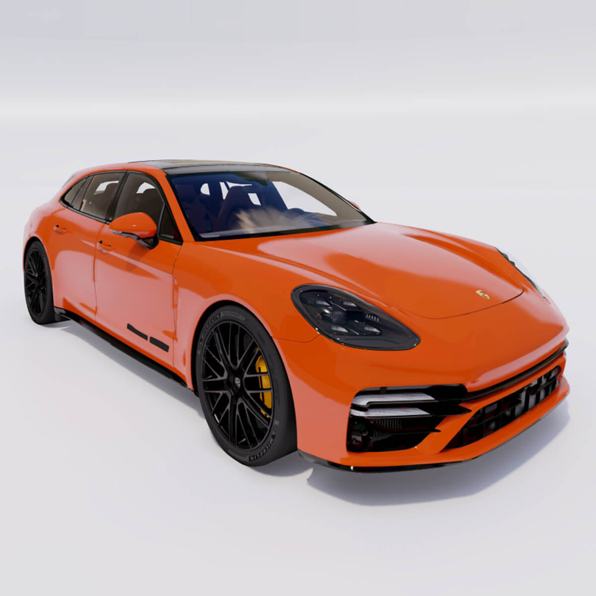 Porsche Panamera Turbo S Sport Turismo 2021 - 3D Model by AlphaGroup
