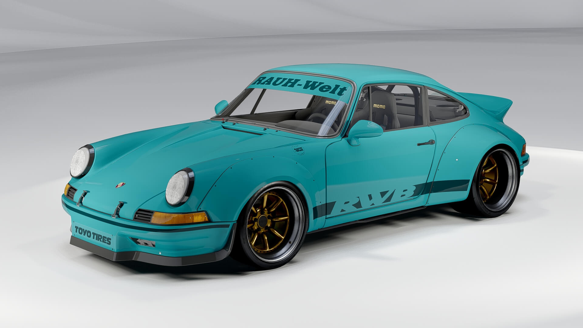 Porsche Rwb 911 F-Series Narro Style 1972 3D Model by AlphaGroup