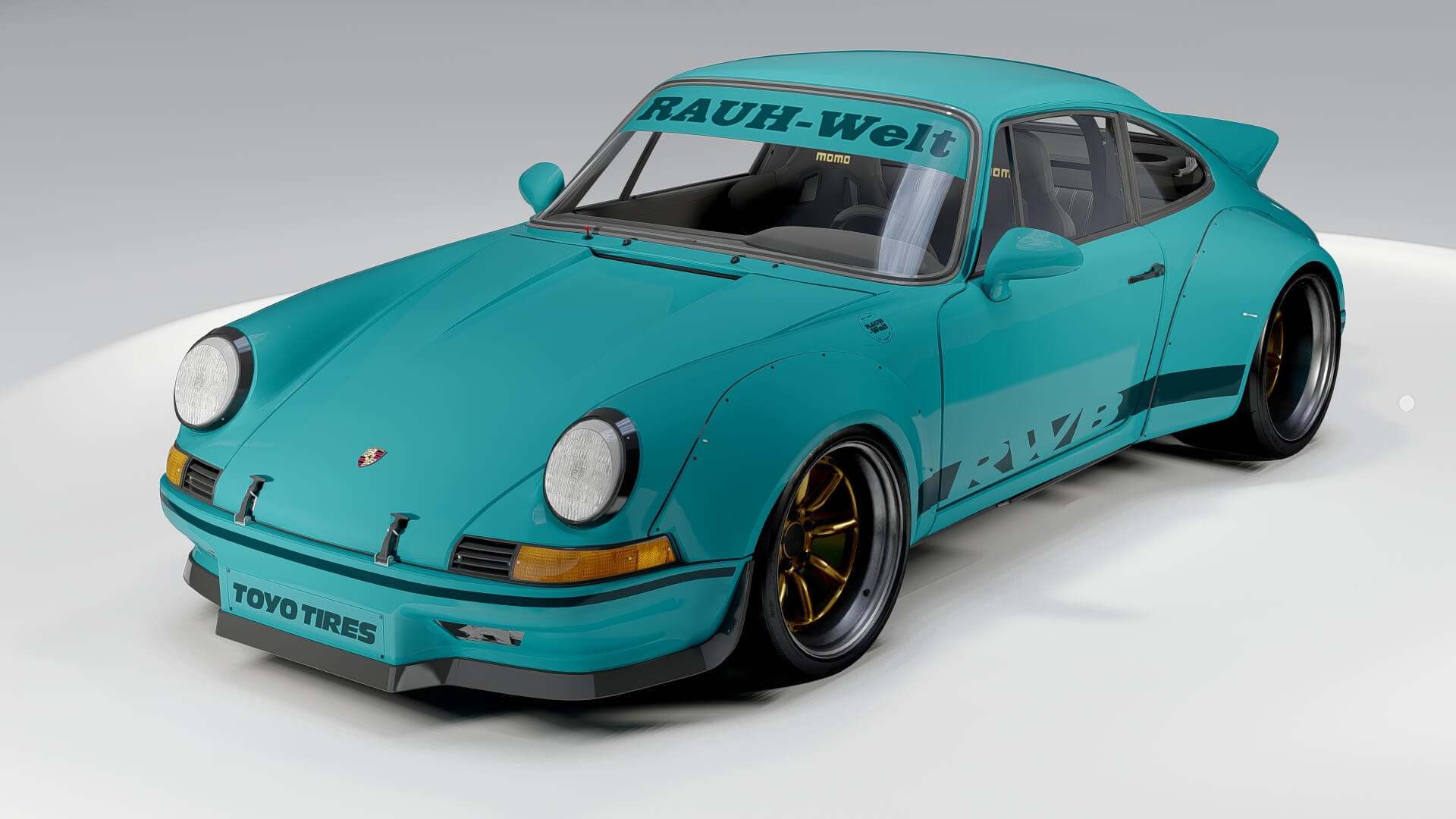 Porsche Rwb 911 F-Series Narro Style 1972 3D Model by AlphaGroup